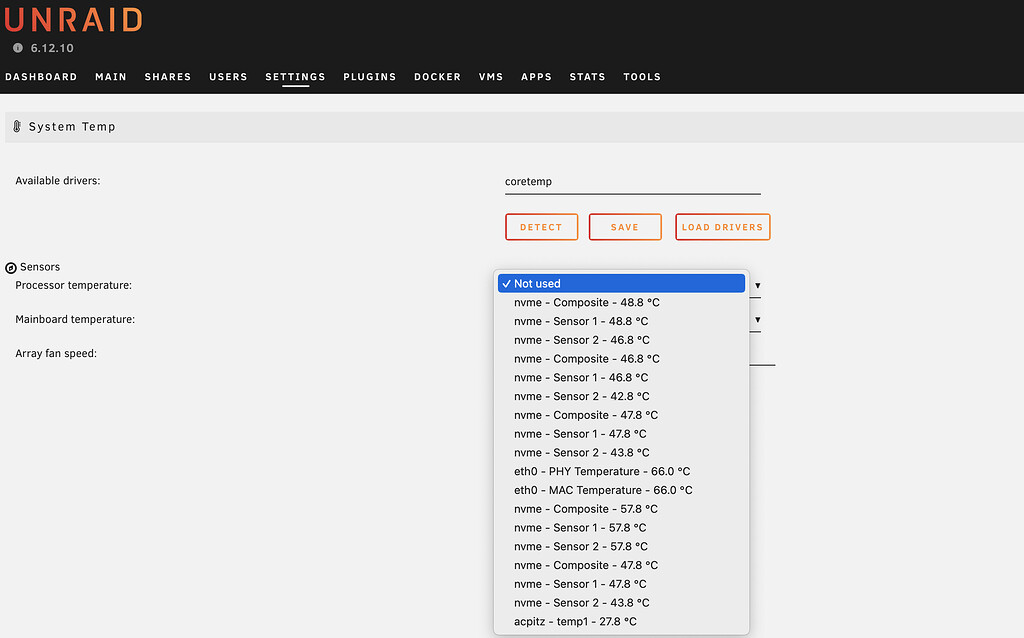Zimacube Pro / UnRAID: cpu temp reading - Insight & Feedback - IceWhale ...